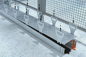 Step-protected with the BKRS walkable cable tray systems from OBO | OBO